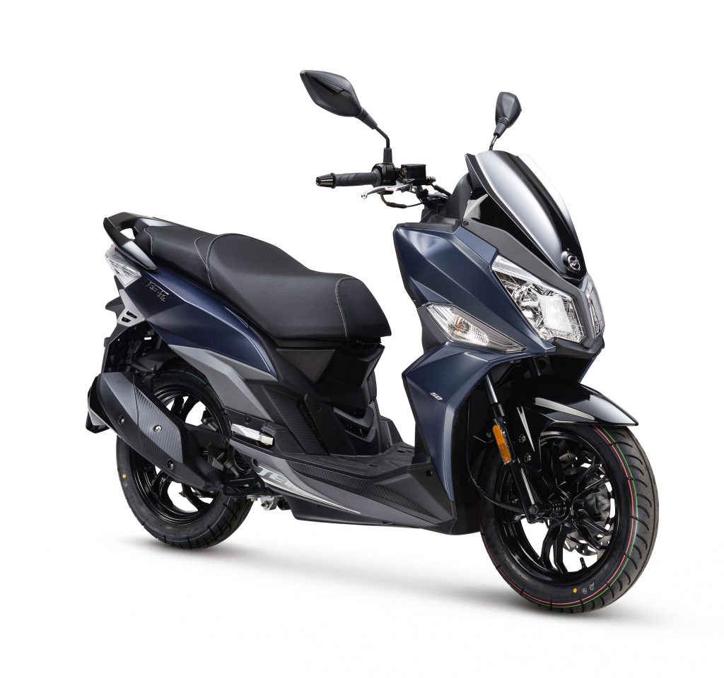 Sym JET14 Satin Submarine Blue – Martin Boer Scooters